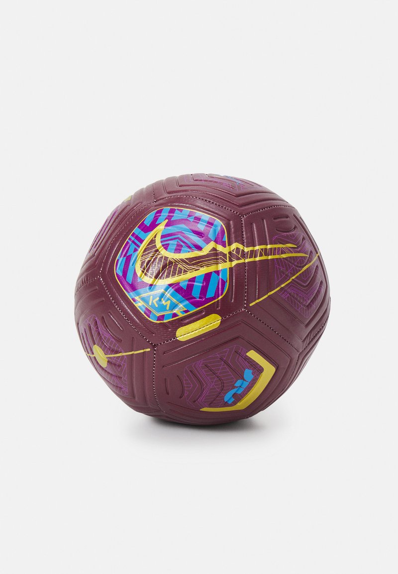 Nike Performance KYLIAN MBAPPE STRIKE - Fotbal - dark beetroot/metallic ...