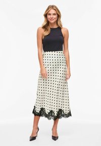 VILA VIDOTA - A-snit nederdel - birch/hvid - Zalando.dk