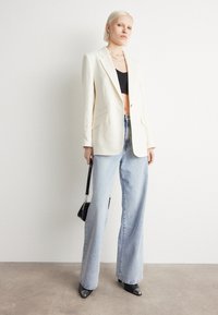 BOSS JOPETA - Halflange jas - open white/crème - Zalando.nl