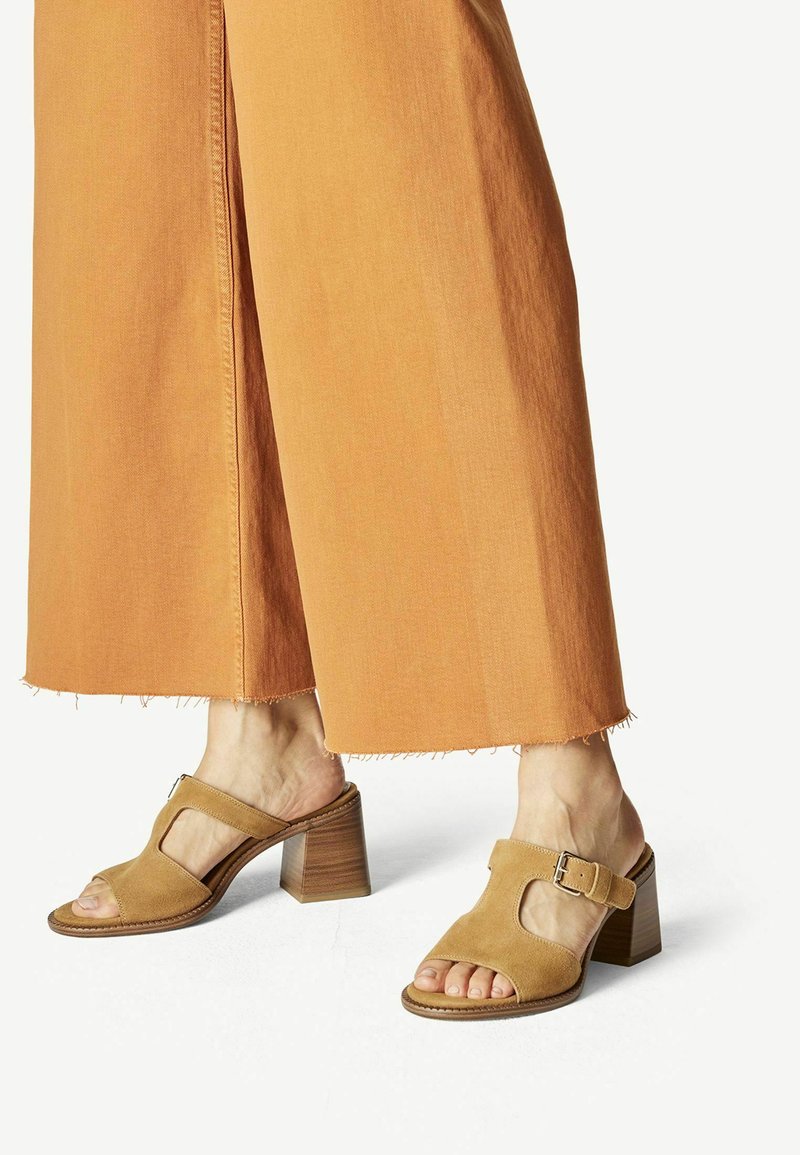 Tamaris Magas sarkú papucsszandálok - camel/barna - Zalando.hu