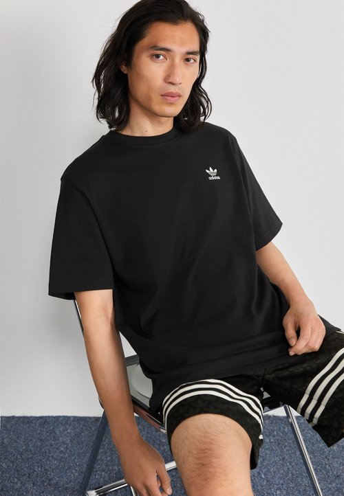 adidas Originals TEE - T-shirts print - shadow brown/brun - Zalando.dk