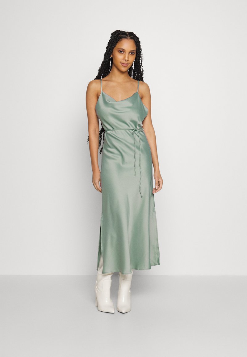 YAS Petite YASTHEA STRAP DRESS - Cocktailklänning - green milieu ...