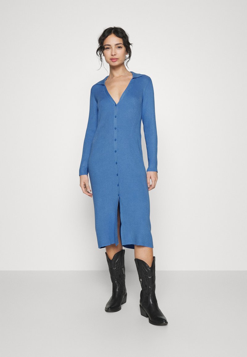 Object Petite OBJLASIA DRESS - Jumper dress - provence/light blue ...