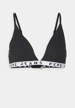 Pepe Jeans LOGO BRA - Sutien triunghi - black/negru - Zalando.ro