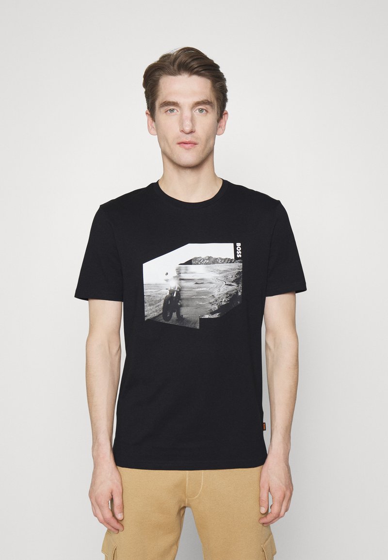BOSS TEGLOW - T-Shirt print - black/schwarz - Zalando.ch