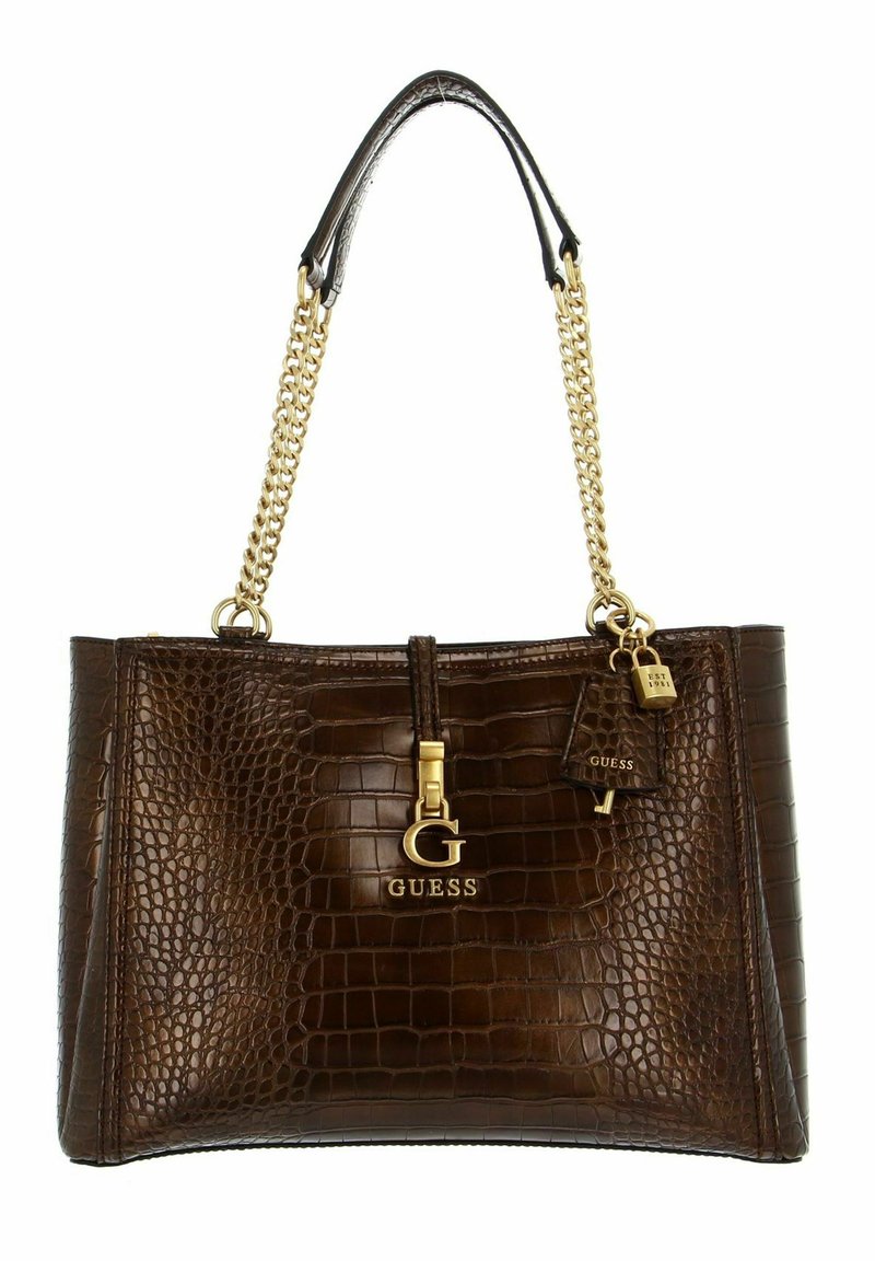 Guess JAMES GIRLFRIEND - Sac à main - bronze - ZALANDO.FR