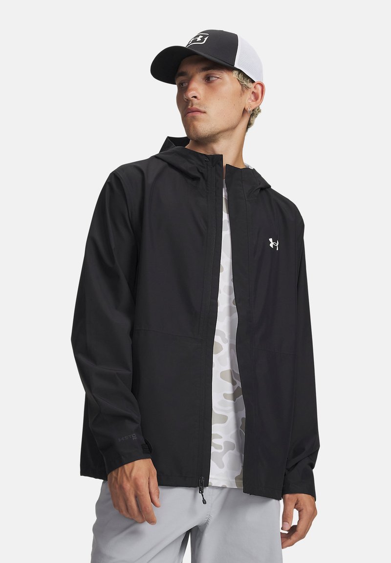 Under Armour M CLOUDSTRIKE - Training jacket - black /white/black - Zalando