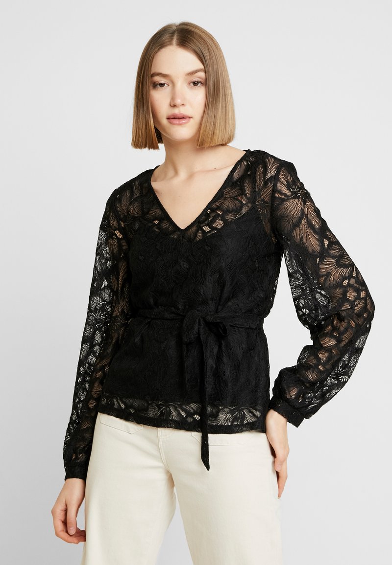 Object OBJAMY EVE - Blouse - black - Zalando.co.uk