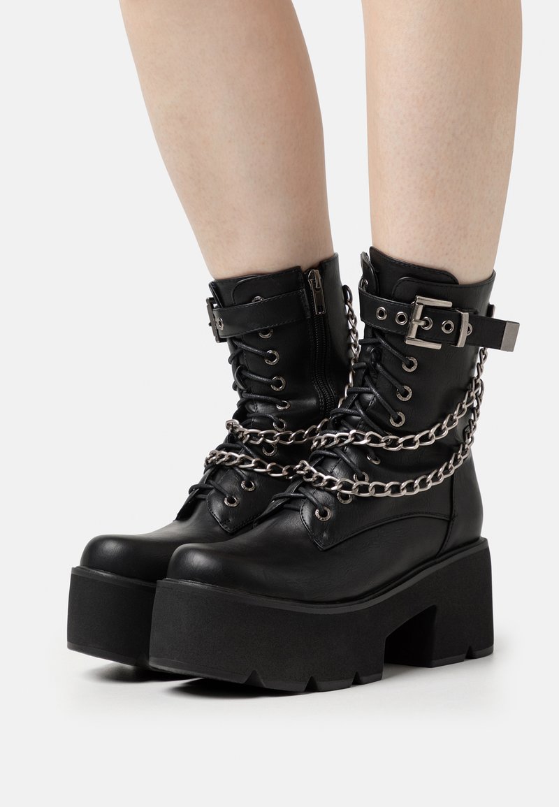 LAMODA FLIP THE SWITCH - Cowboy/biker ankle boot - black - Zalando.ie