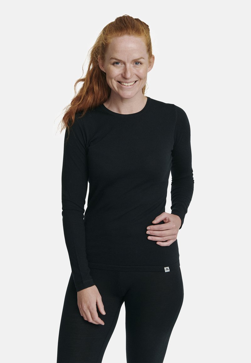 Danish Endurance MERINO THERMAL LONG SLEEVE SHIRT - Longsleeve - black/zwart - Zalando.nl