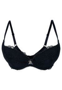 Gossard SUPERBOOST PADDED PLUNGE BRA - Push-up BH - black/zwart ...