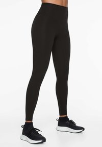 OYSHO COMFORTLUX SUPER-HIGH-RISE ANKLE-LENGTH 65CM - Collant - black ...
