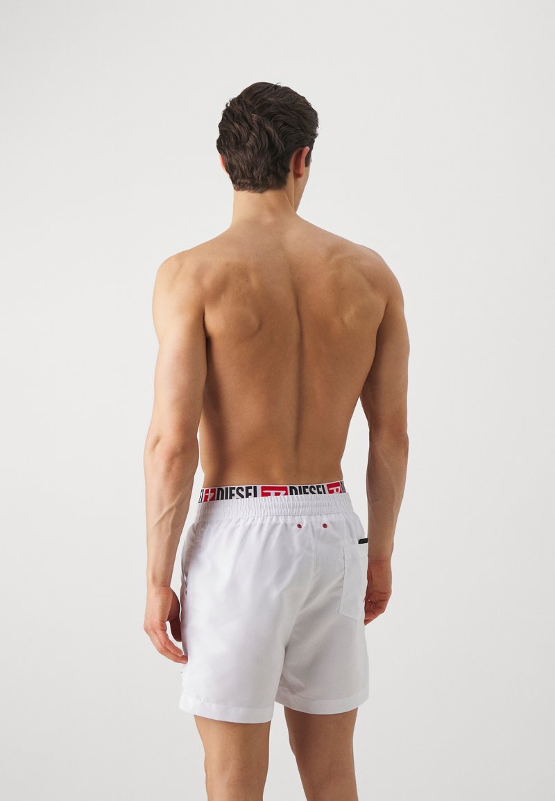 Diesel Short de bain - bright white/blanc - ZALANDO.FR