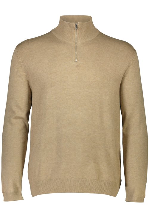 Casual Friday SEBASTIAN HALF - Collegepaita - pumice stone/beige ...
