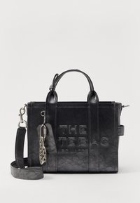 MARC JACOBS THE MEDIUM TOTE - Bolso de mano - dark grey/gris claro ...