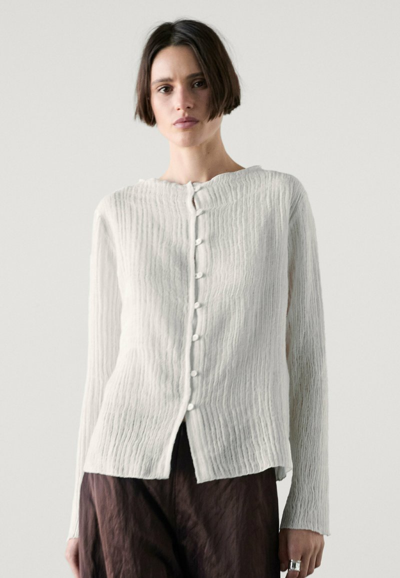 Massimo Dutti Blouse - white - Zalando.co.uk