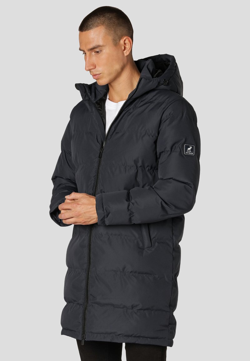 Fat Moose Płaszcz zimowy/czarny - Zalando.pl