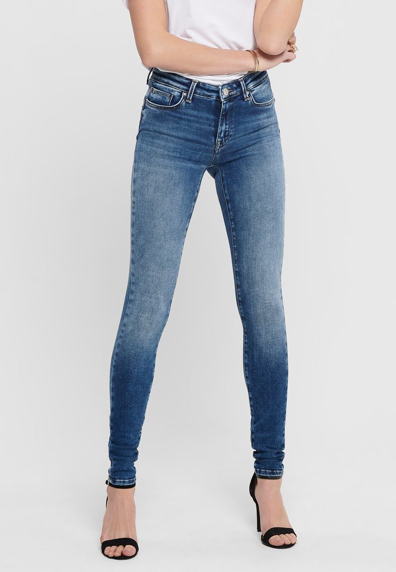ONLY Jeans Skinny - medium blue denim/bleu marine - ZALANDO.FR
