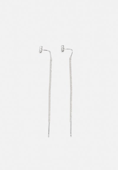 Pilgrim ECHO FLOWER DANGLE - Korvakorut - silver plated/hopeanvärinen - Zalando.fi