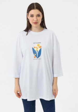 Modanisa BENIN - T-shirt à manches longues - stone/gris - ZALANDO.FR