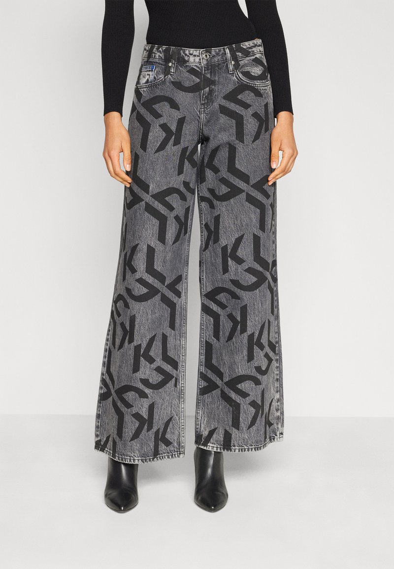 Karl Lagerfeld Jeans LOOSE - Jeans Relaxed Fit - washed grey/grau ...