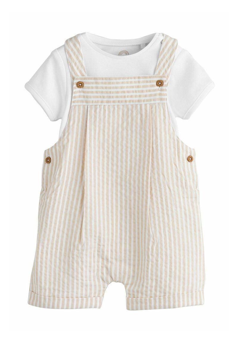 Next REGULAR FIT SET - Body - neutral stripe/beige - Zalando.es