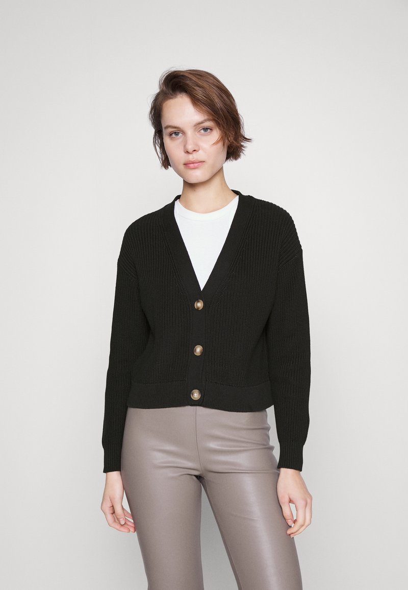 Selected Femme SLFSINNA NEW CARDIGAN - Cardigan - black - Zalando.co.uk