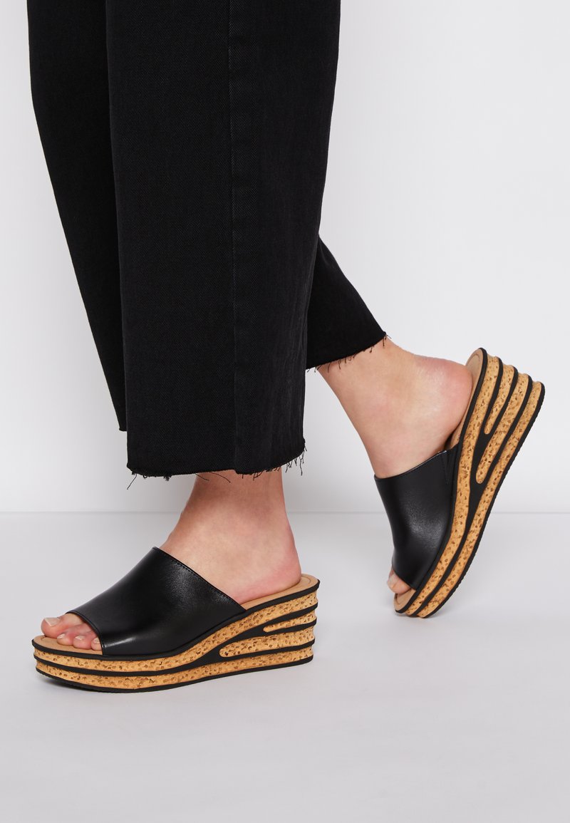 Gabor Heeled mules - schwarz/black - Zalando.ie