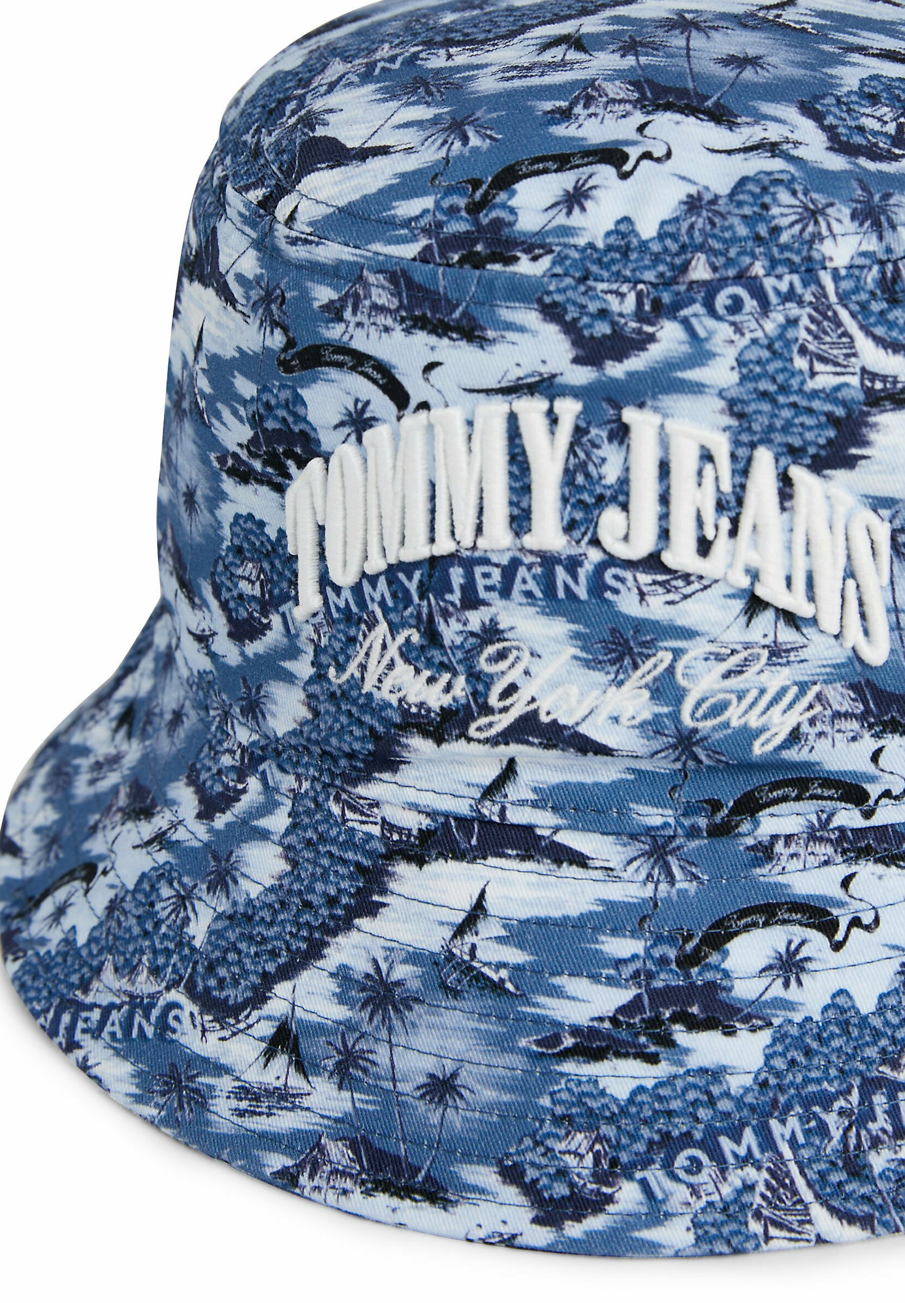 Tommy Jeans LOGO Hat hawaiian print blue Zalando