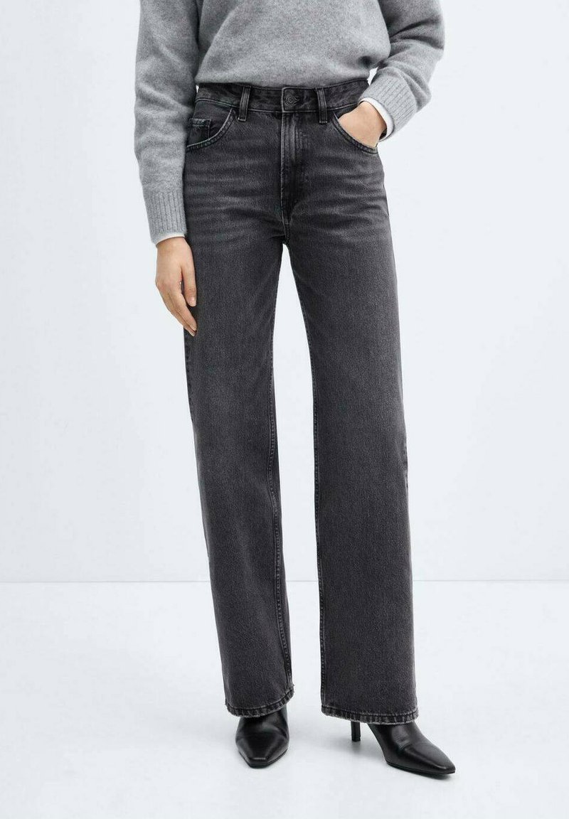 Mango MIAMI - Vaqueros boyfriend - black denim/denim negro - Zalando.es