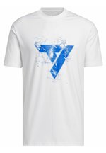 adidas Performance TRAE YOUNG GFX - Camiseta estampada - white/blanco ...
