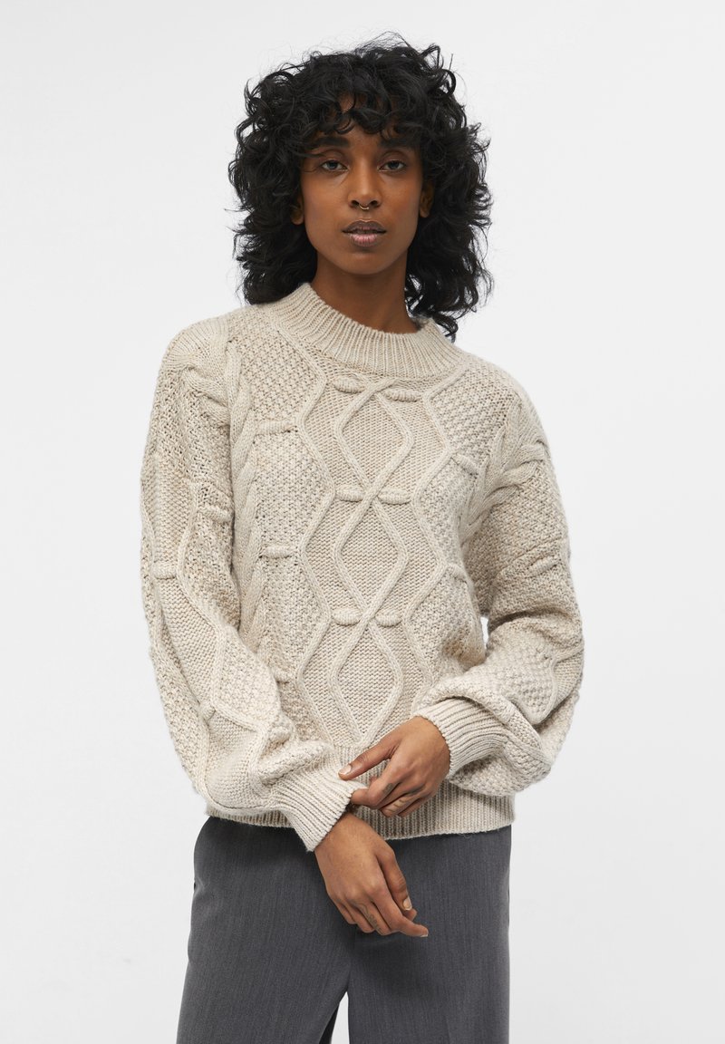 Object OBJKAMMA - Jumper - beige/sand - Zalando.ie