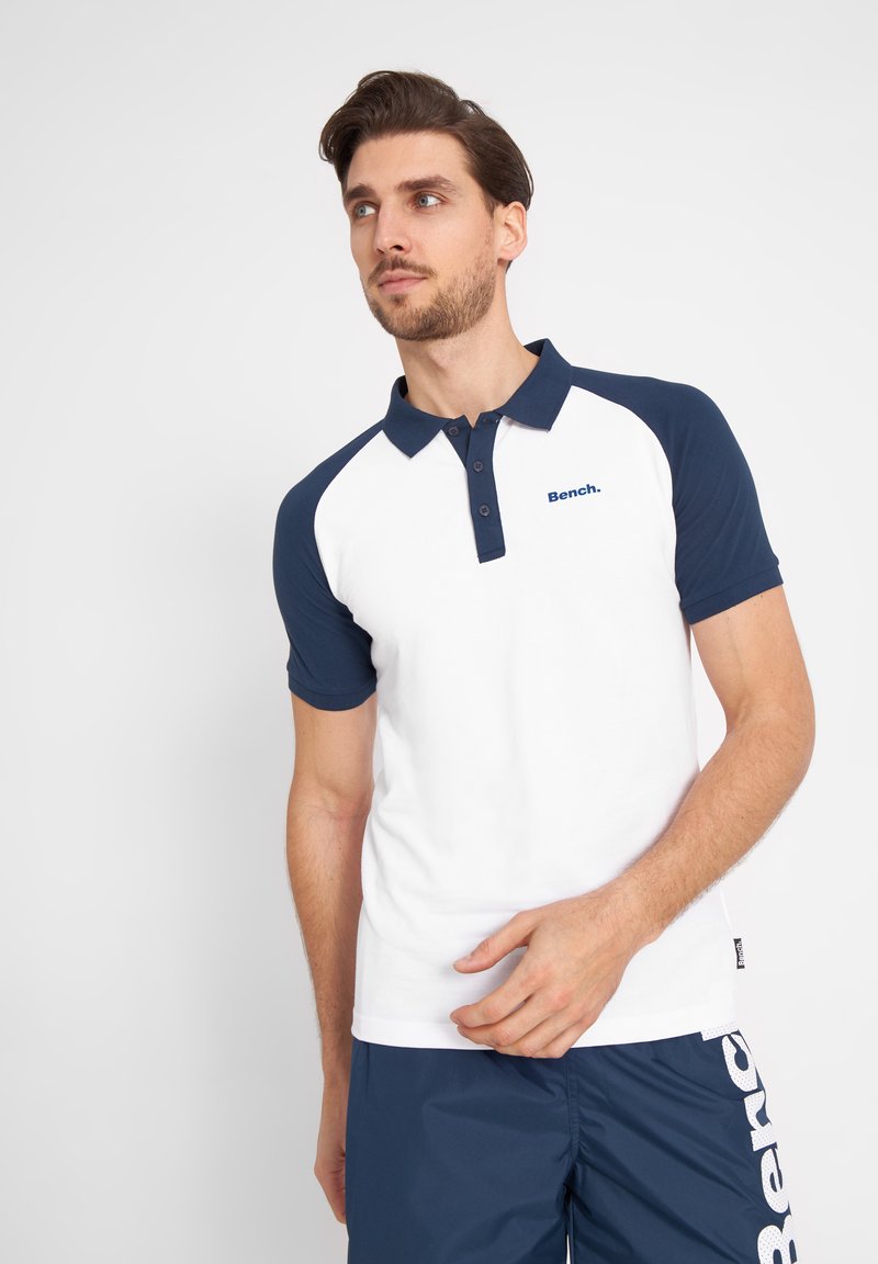 Bench FLEEGMAN - Polo - navy white/blanc - ZALANDO