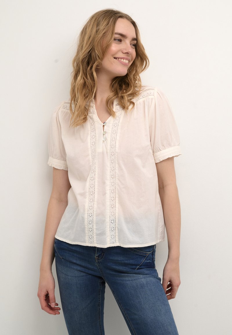 Cream Blouse - eggnog/crème - Zalando.be
