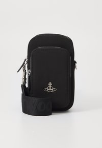 Vivienne Westwood PHONE CROSSBODY BAG UNISEX - Umhängetasche - black/schwarz - Zalando.at