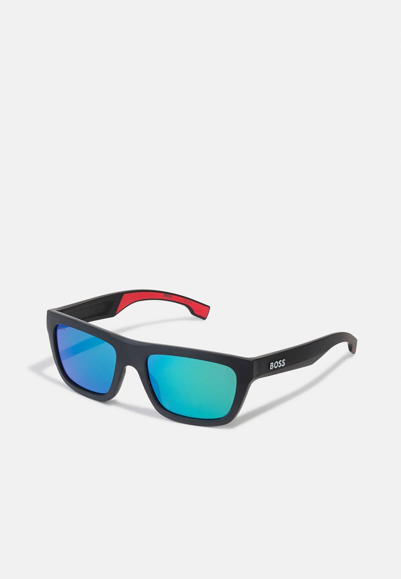 BOSS WORLD CUP UNISEX - Sunglasses - matte black red/black - Zalando.ie