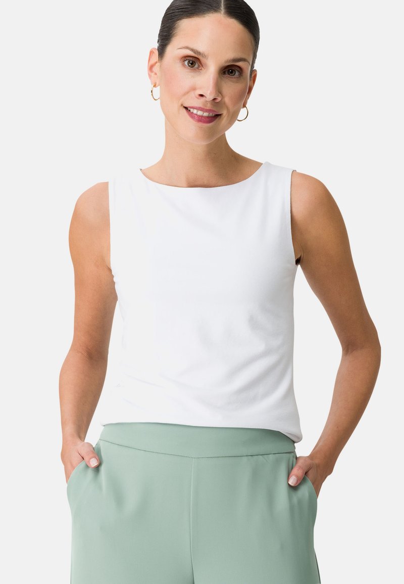 zero MIT U-BOOT AUSSCHNITT - Linne - brilliant white/vit - Zalando.se