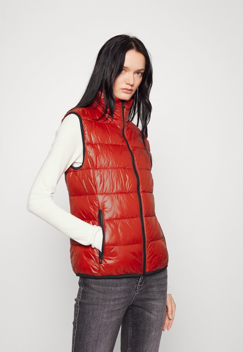 HUGO FANDICIA - Chaleco - dark red/rojo oscuro - Zalando.es