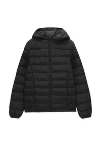 PULL&BEAR PUFFER - Winterjacke - black/schwarz - Zalando.at