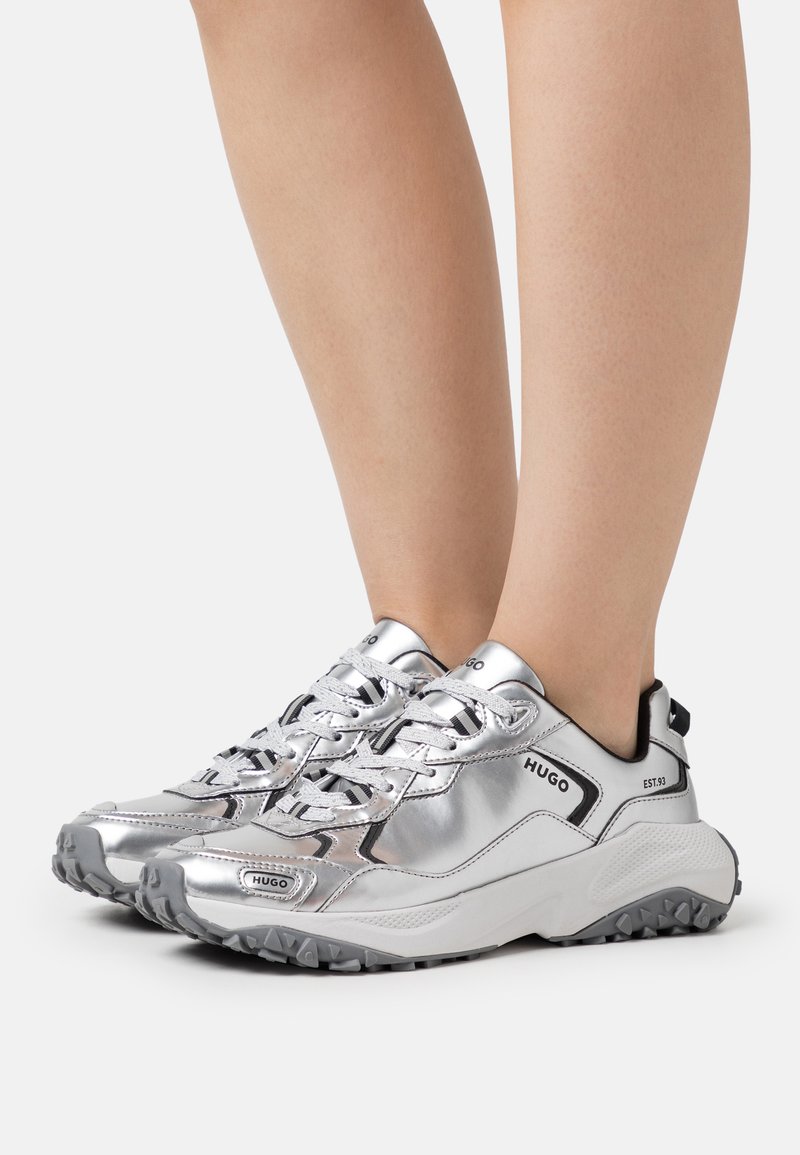 HUGO Trainers - silver/silver-coloured - Zalando.ie