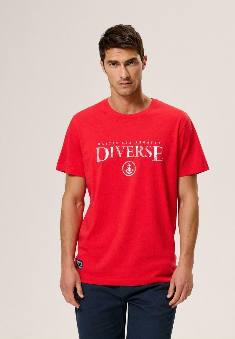 Diverse T-shirt z nadrukiem/czerwony - Zalando.pl