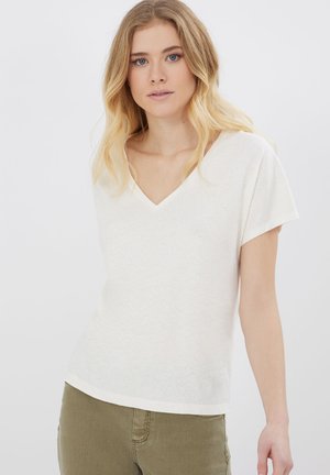 Caroll FRENCH BRAND FASHION ELEGANT MODERN LO - T-shirt basic - ecru/avorio - Zalando.it