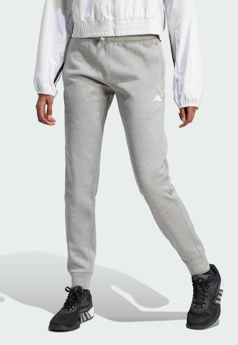 Adidas Performance Aeroready Game And Go Regular Tapered Tracksuit Bottoms Medium Grey