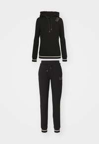 EA7 Emporio Armani TRACKSUIT - Survêtement - nero/noir - ZALANDO.BE