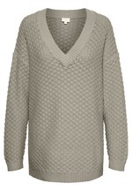 Part Two FABIANNEPW - Neule - vetiver/khaki - Zalando.fi