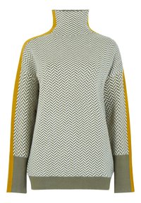 Apricot CHEVRON MOCK NECK - Striktrøje - khaki - Zalando.dk