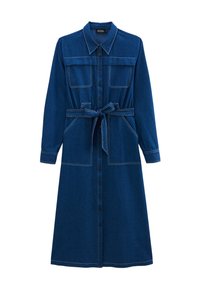 Monoprix MIDI - Robe en jean - brut denim/bleu marine - ZALANDO.FR