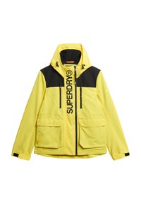 Superdry Outdoor jacket - yellow black/yellow - Zalando