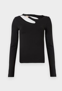 Guess ELEANOR BUCKLE - Longsleeve - jet black/zwart - Zalando.nl