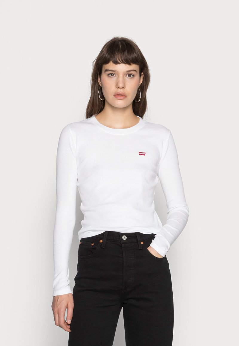 Levi's® BABY TEE - Topper langermet - white/hvit - Zalando.no